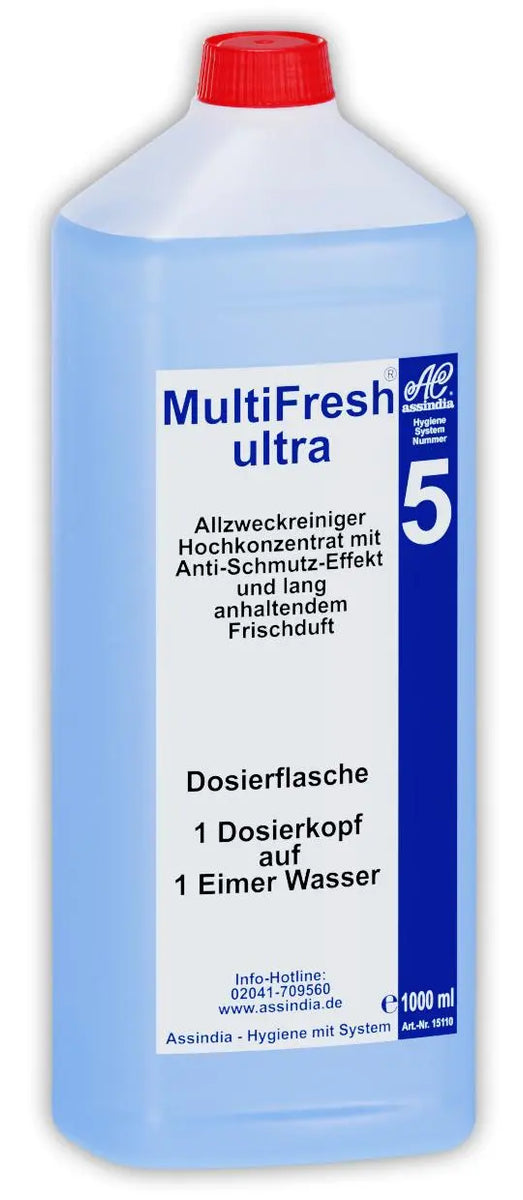 MultiFresh Ultra Allzweckreiniger 1000ml Flasche – Assindia Direkt ...