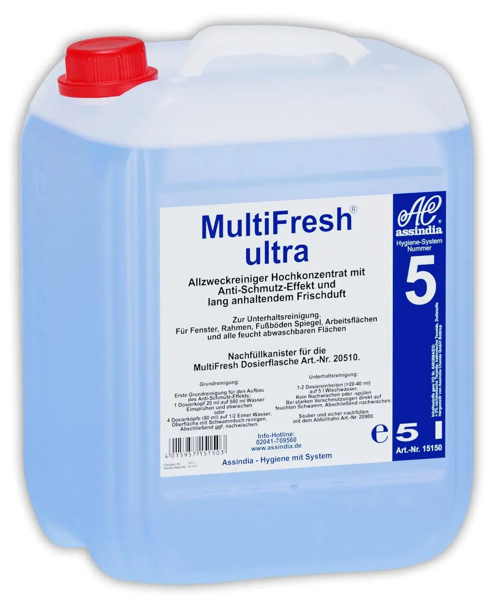 MultiFresh Ultra Allzweckreiniger 5l Kanister – Assindia Direkt Onlineshop